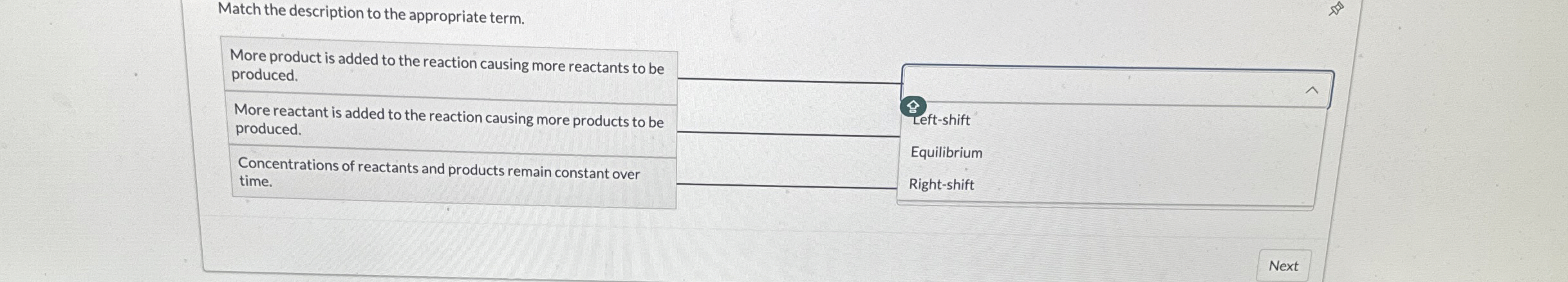 Solved Match the description to the appropriate | Chegg.com