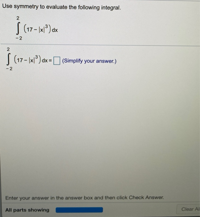 Solved Use symmetry to evaluate the following integral. 2 S | Chegg.com
