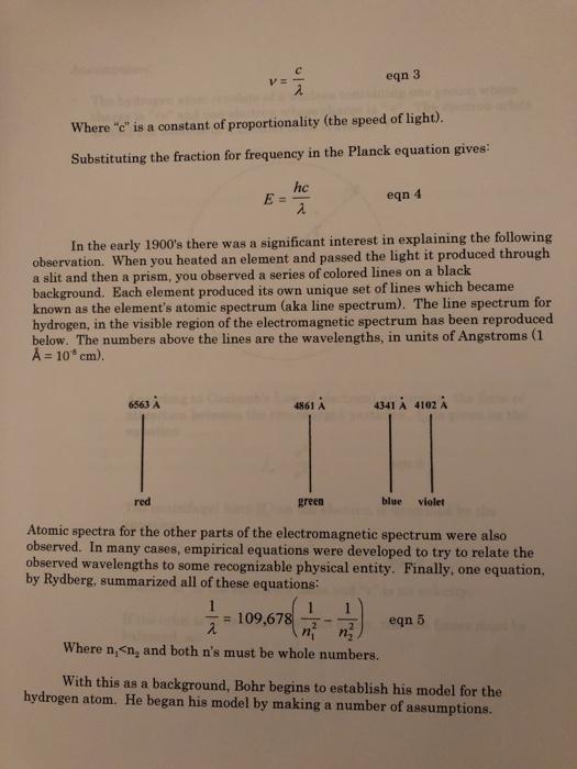 Follow the procedure to fill out report sheet; use | Chegg.com