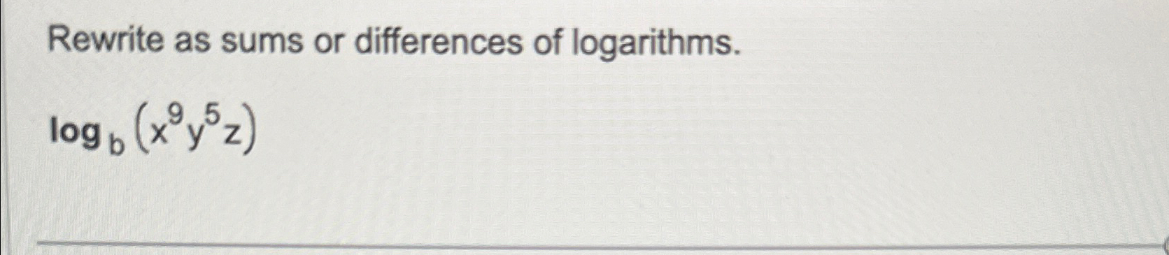 Solved Rewrite as sums or differences of | Chegg.com