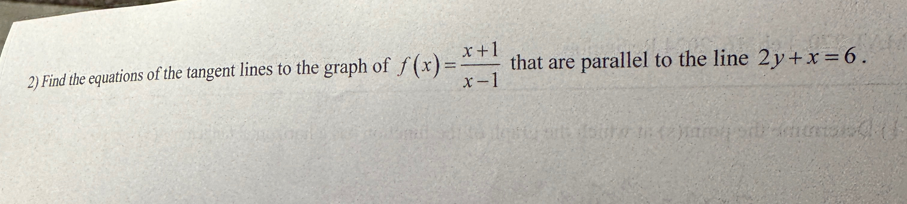 Solved Find the equations of the tangent lines to the graph | Chegg.com