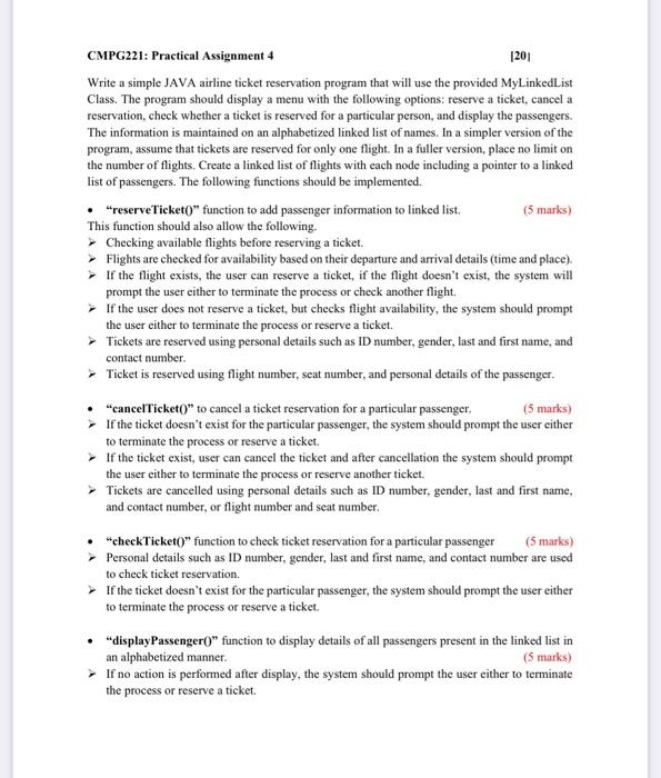 Solved public class MyLinkedList { private Node head, tail; | Chegg.com
