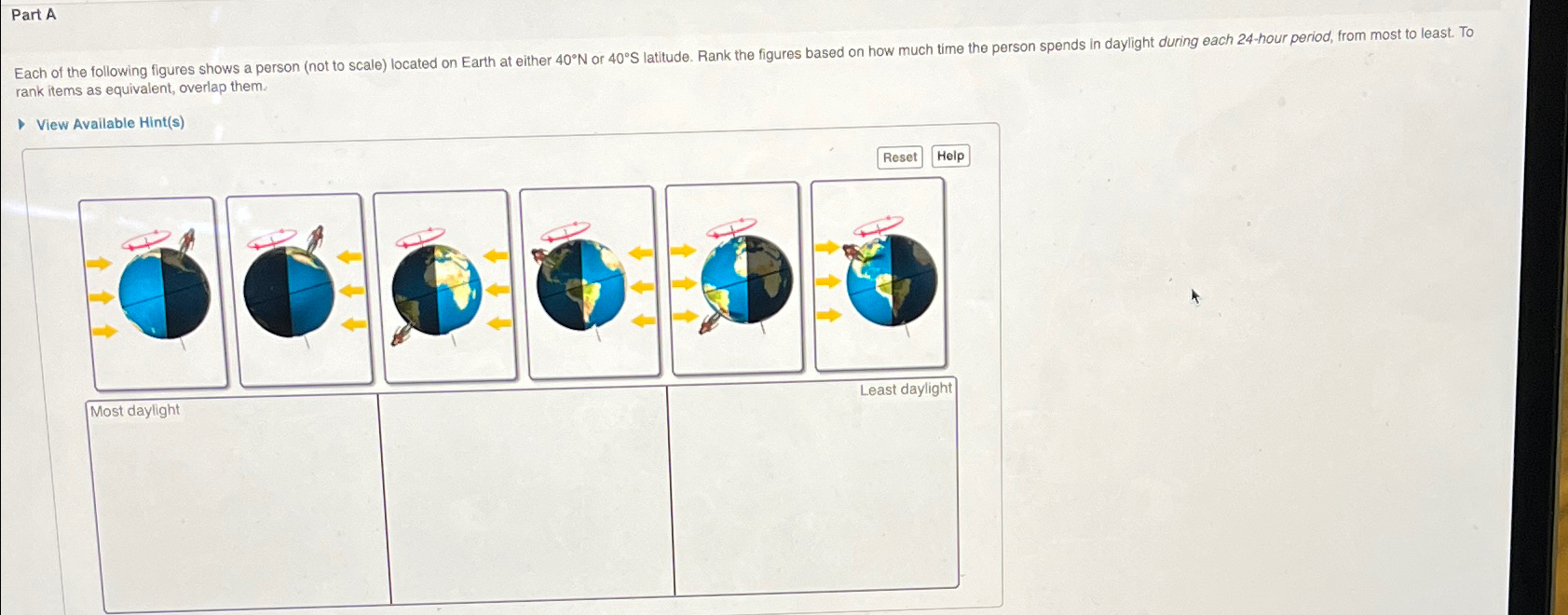 Solved Part A rank items as equivalent, overlap them.View | Chegg.com