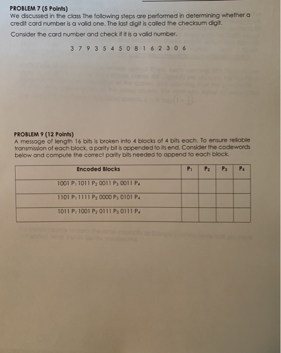 Solved PROBLEM 7 (5 points) We discussed in the class The | Chegg.com