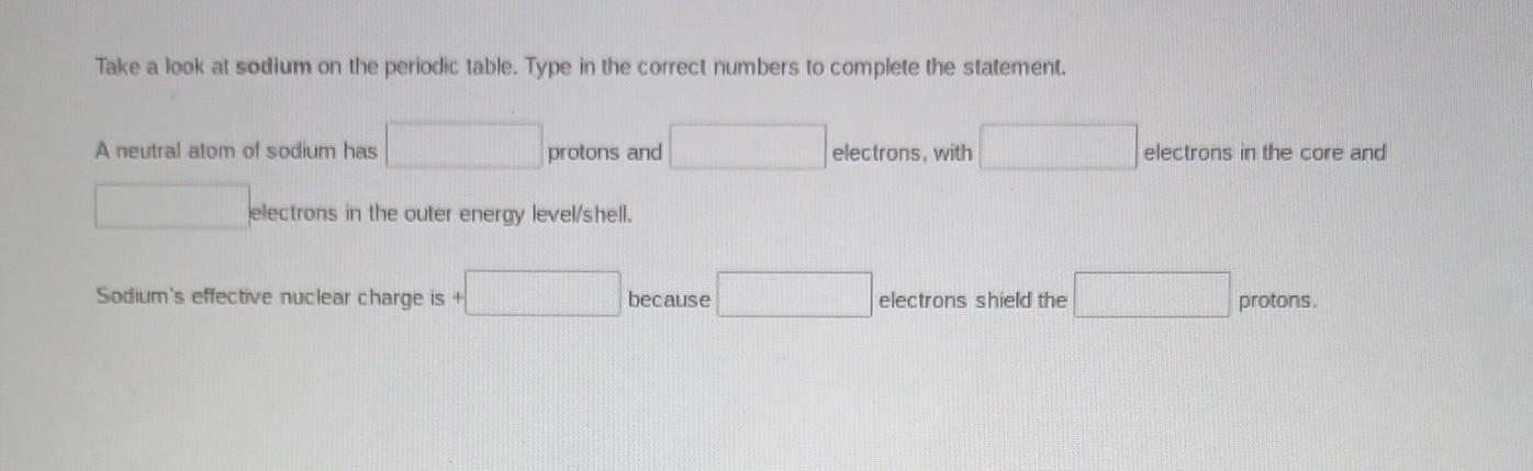 Solved What is EFFECTIVE nuclear charge? The charge that | Chegg.com