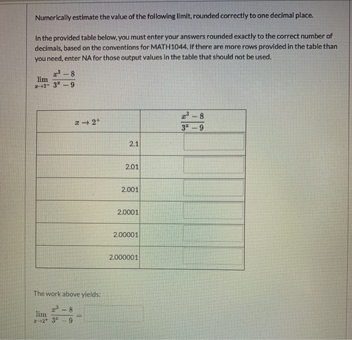 Solved Numerically estimate the value of the following | Chegg.com
