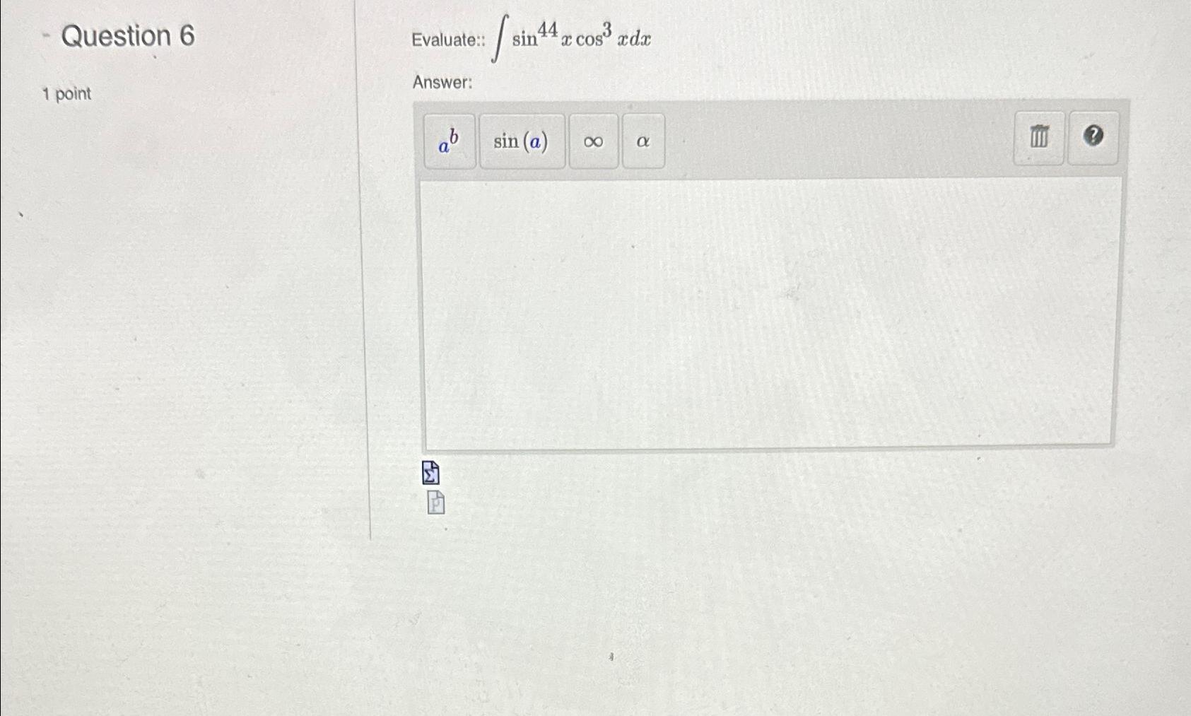 Solved Question 61 ﻿pointEvaluate:: | Chegg.com