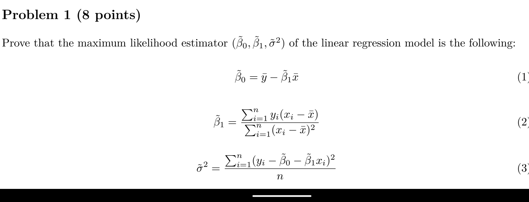 Solved Problem 1 (8 points) Prove that the maximum | Chegg.com