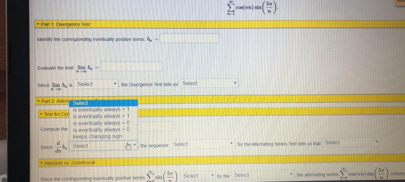 Solved 20 points, les we selles for convergence of | Chegg.com