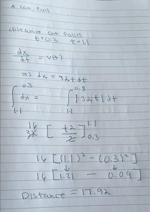 Solved I tried to use galileos formula and came out with | Chegg.com