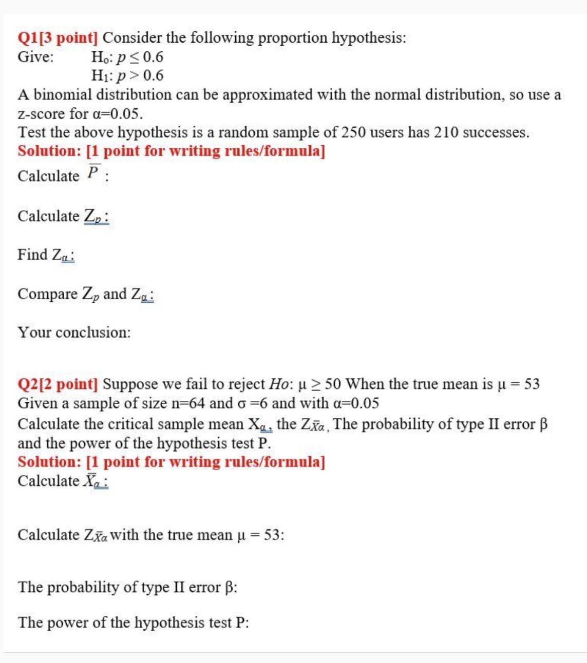 Solved Q1[3 ﻿point] ﻿consider The Following Proportion