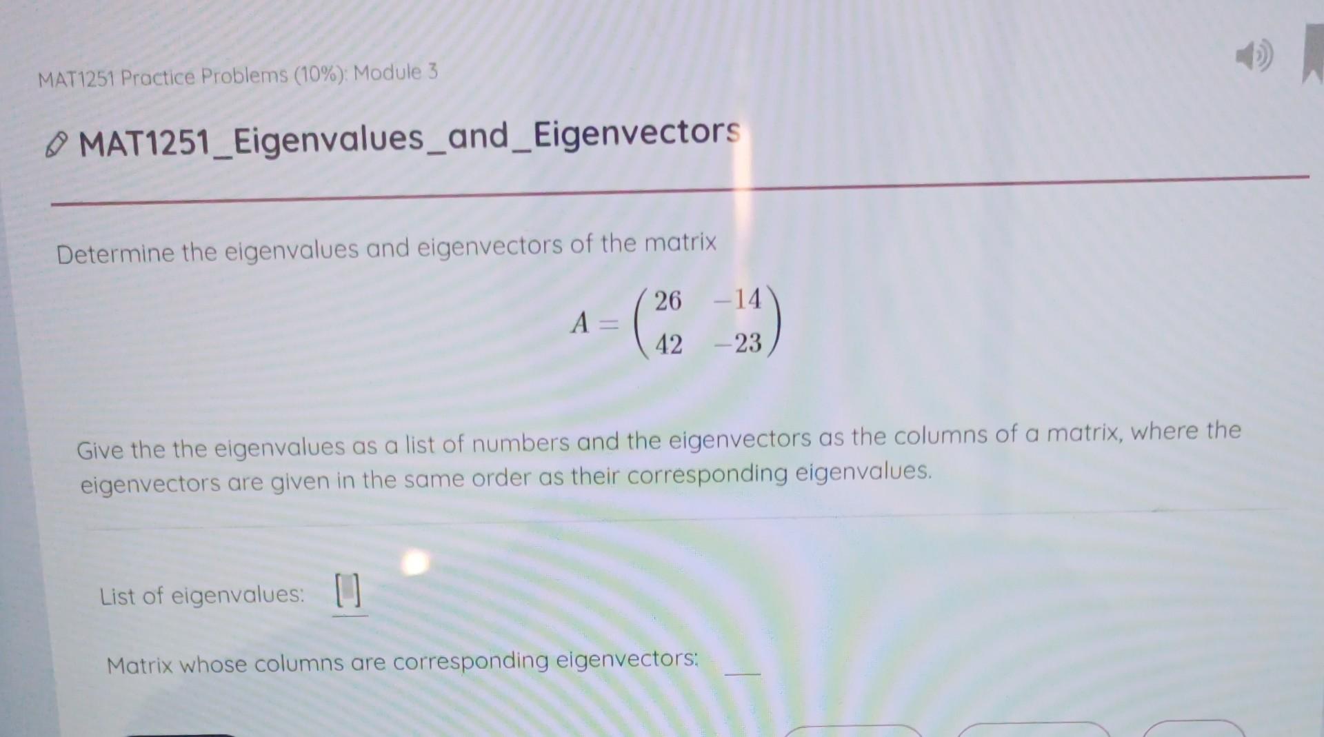 Solved Determine the reduced row echelon form for the mat x | Chegg.com