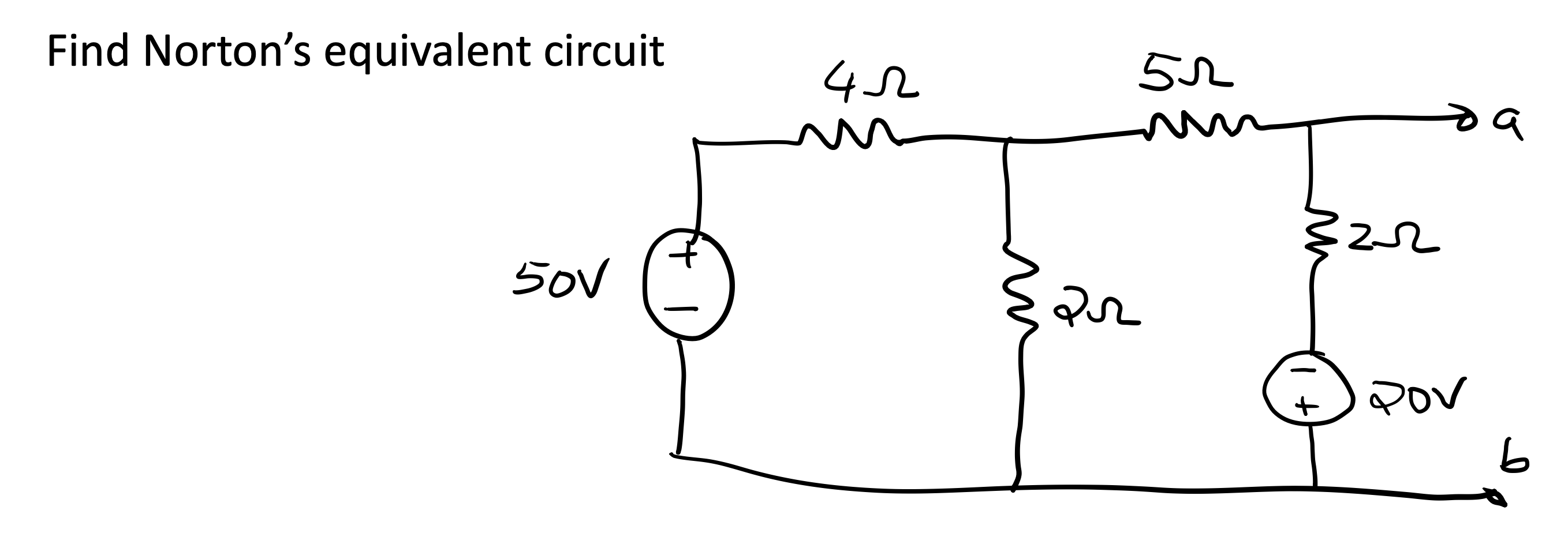 Find Norton's equivalent circuit | Chegg.com