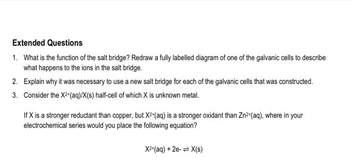 Solved Extended Questions 1. What is the function of the | Chegg.com