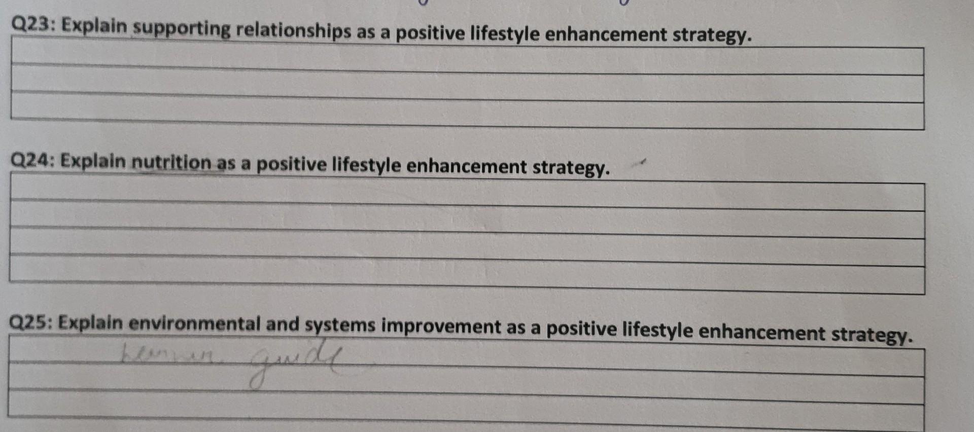 Solved Q23: Explain supporting relationships as a positive | Chegg.com