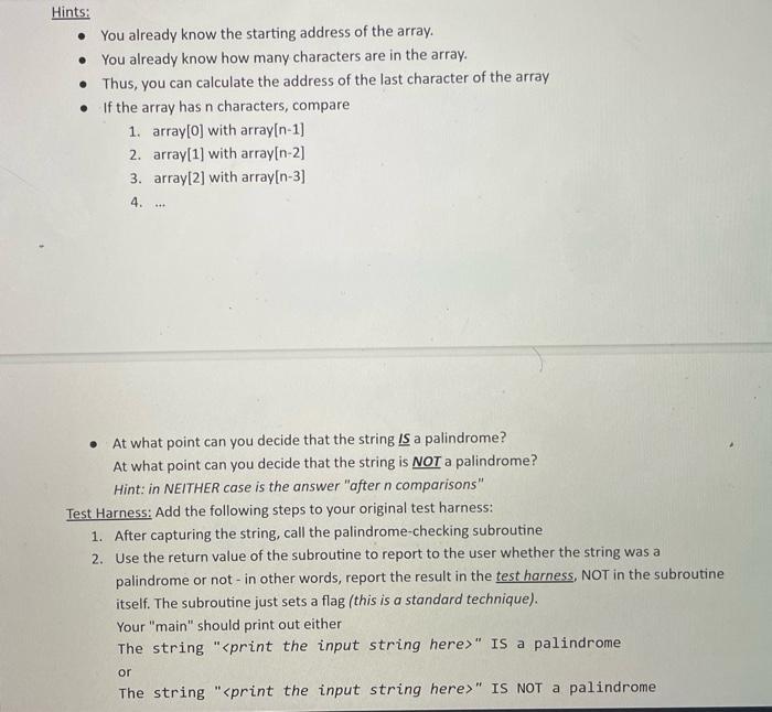 Exercise 1 Write the following subroutine, which | Chegg.com
