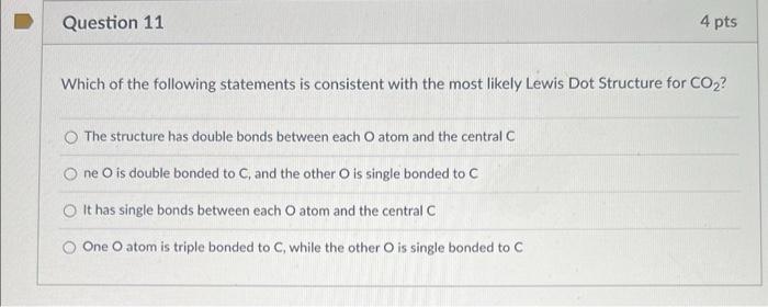 Solved Which of the following statements is consistent with | Chegg.com
