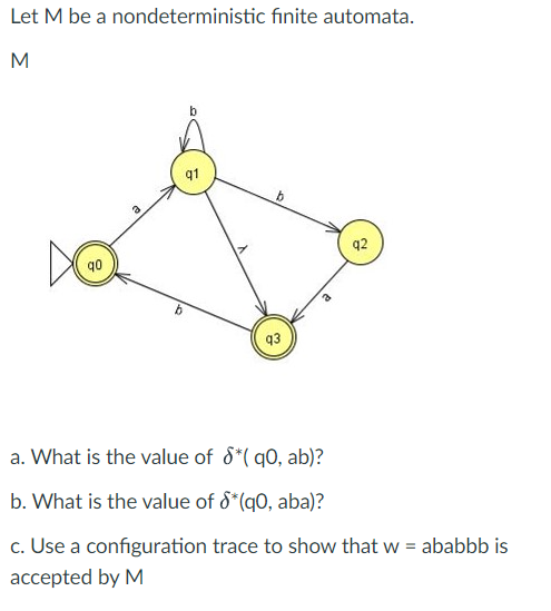 Let M be A Nondeterministic Finite Automata Ma