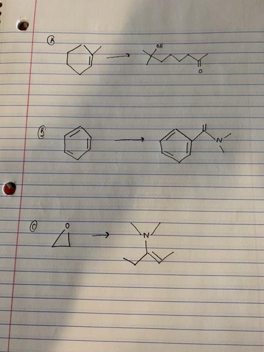 Solved propose a synthesis for each (aldehyde and ketone | Chegg.com