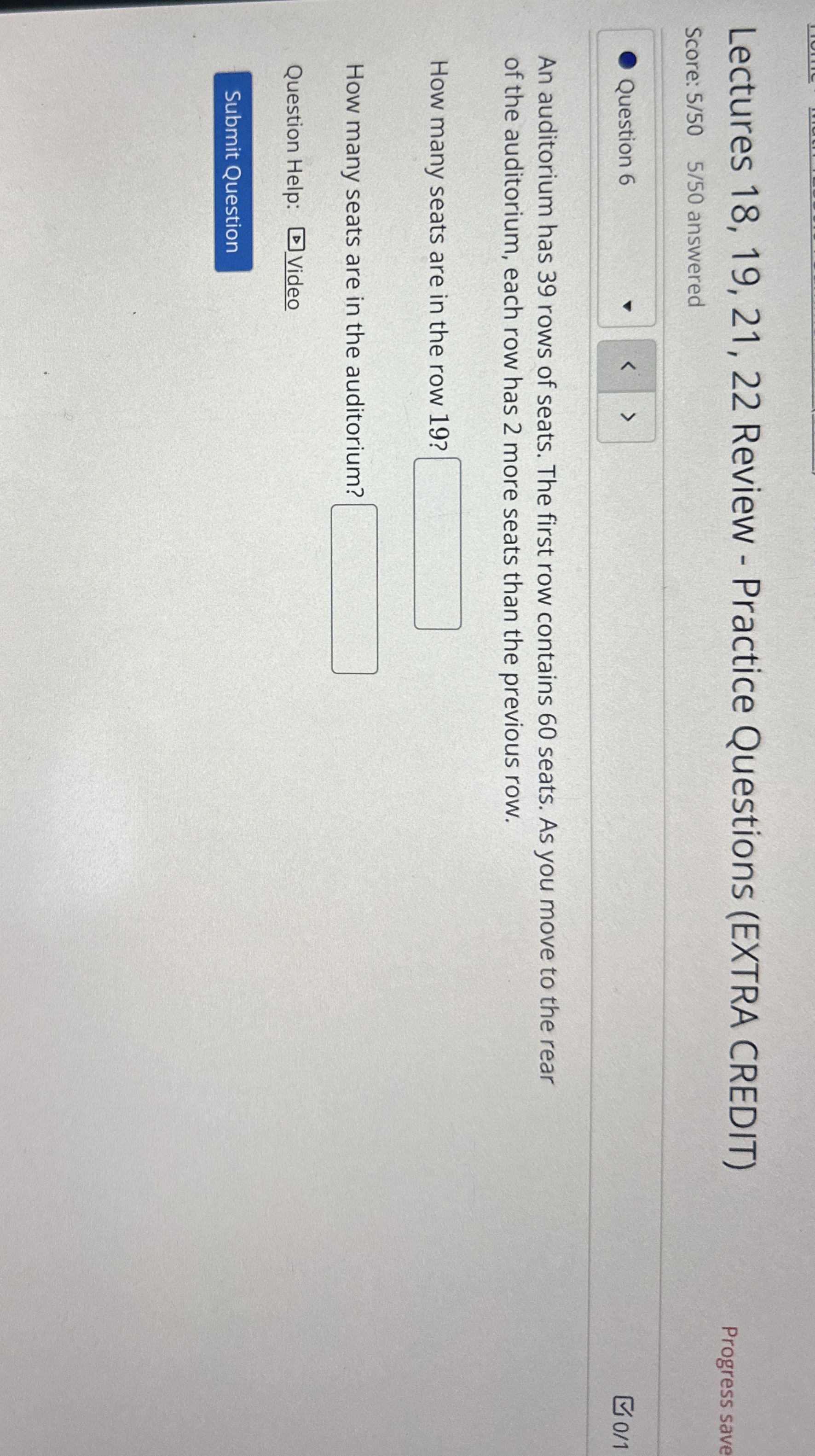 Solved Lectures 18, 19, 21, 22 ﻿Review - ﻿Practice Questions | Chegg.com