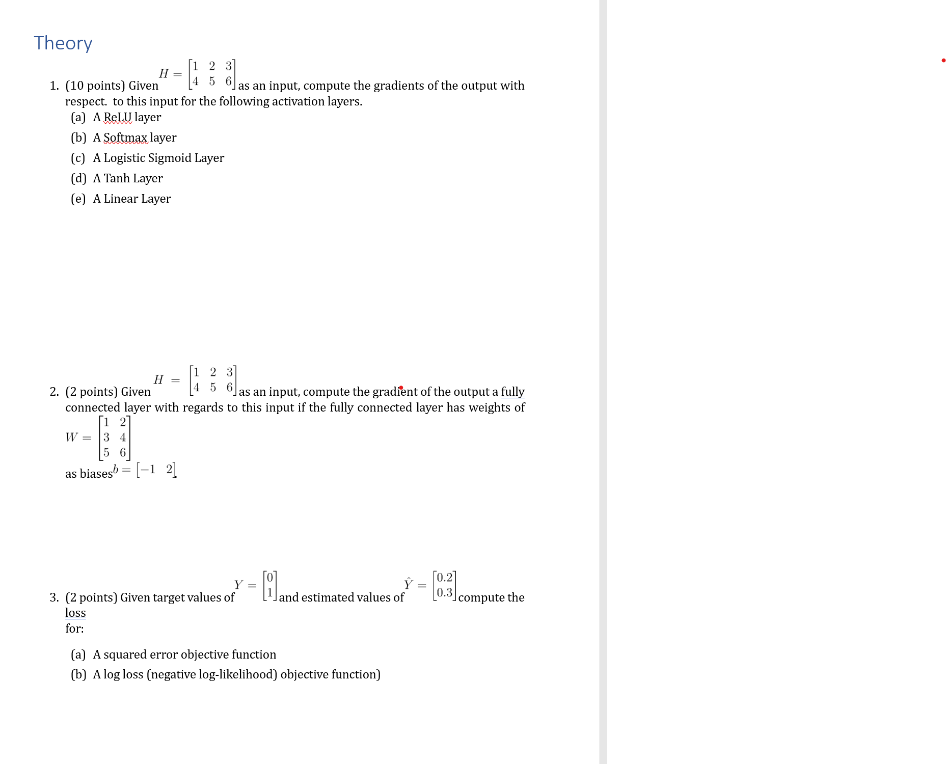 Solved Theory(10 ﻿points) ﻿Given H=[123456] ﻿as an input, | Chegg.com