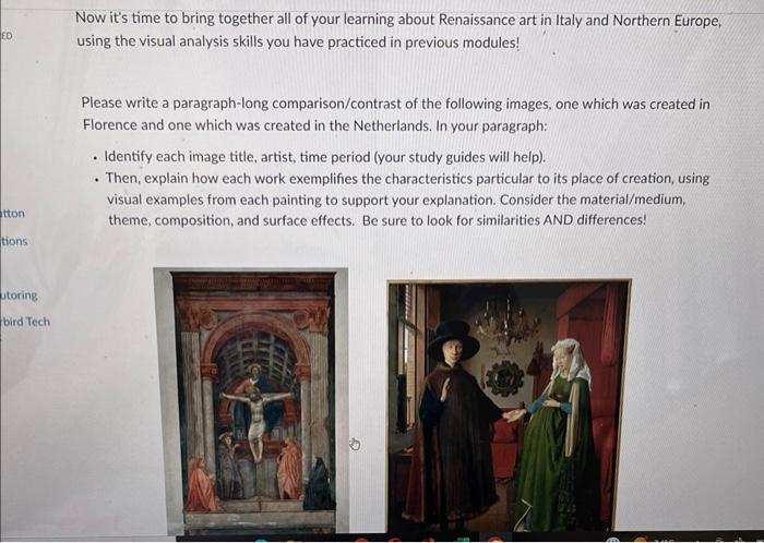 Now it's time to bring together all of your learning | Chegg.com