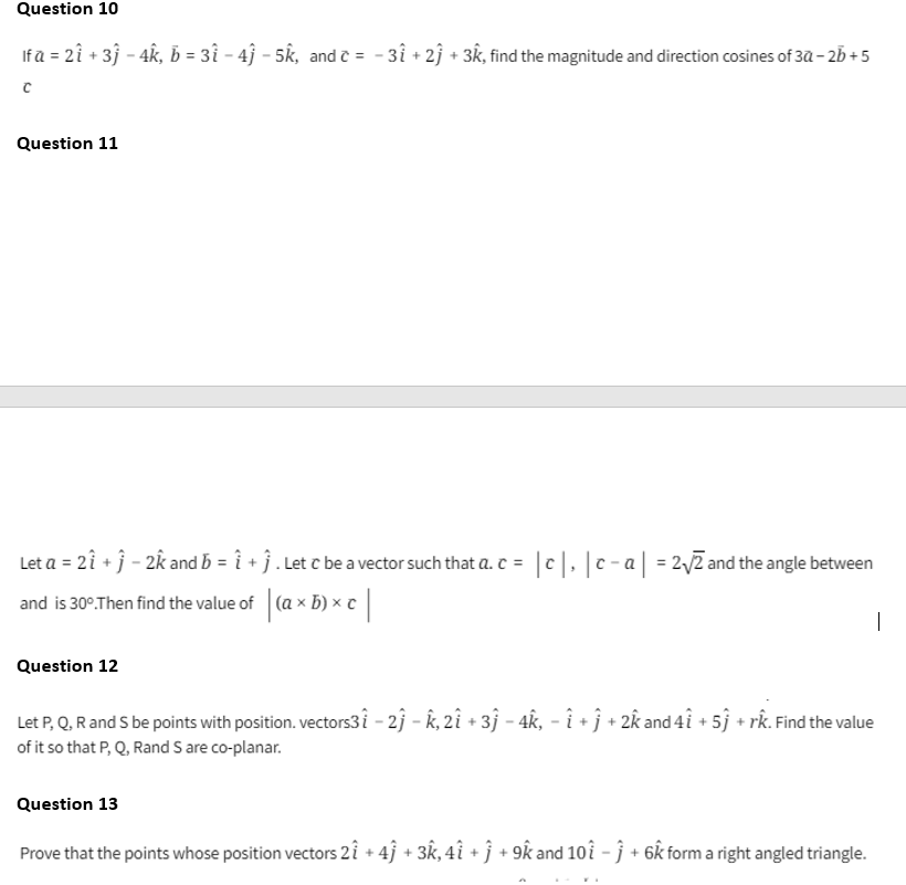 Solved Let a=2hat(i)+hat(j)-2hat(k) ﻿and | Chegg.com