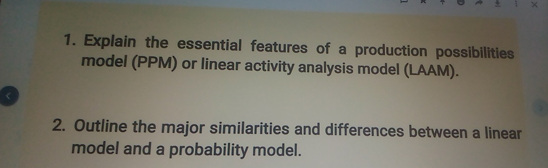 Solved Explain the essential features of a production | Chegg.com