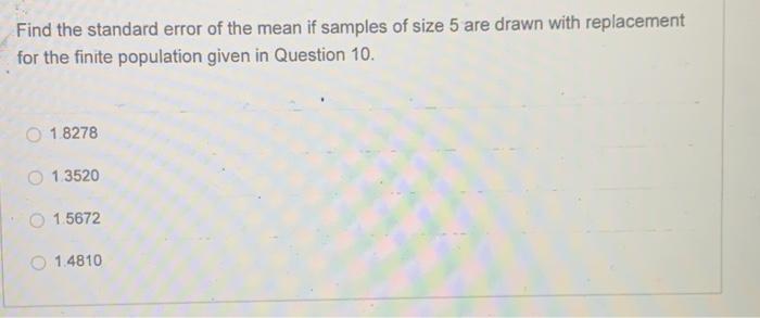 Solved Let P Be A Finite Population With