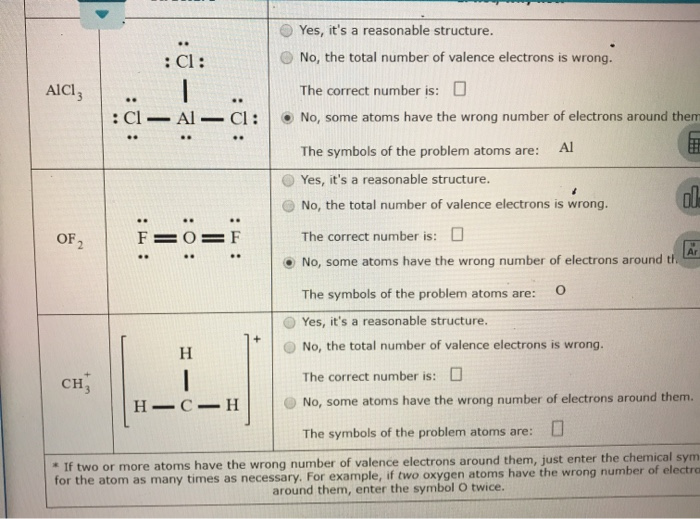 Solved :C: Yes, it's a reasonable structure. No, the total | Chegg.com