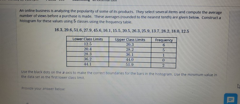 Solved An online business is analyzing the popularity of | Chegg.com