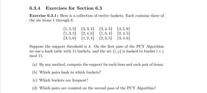 Solved Exercise 6.3.3 : Suppose we run the Multihash | Chegg.com