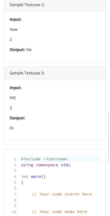Solved Task - 1 - D: String editing Collapse context You are | Chegg.com