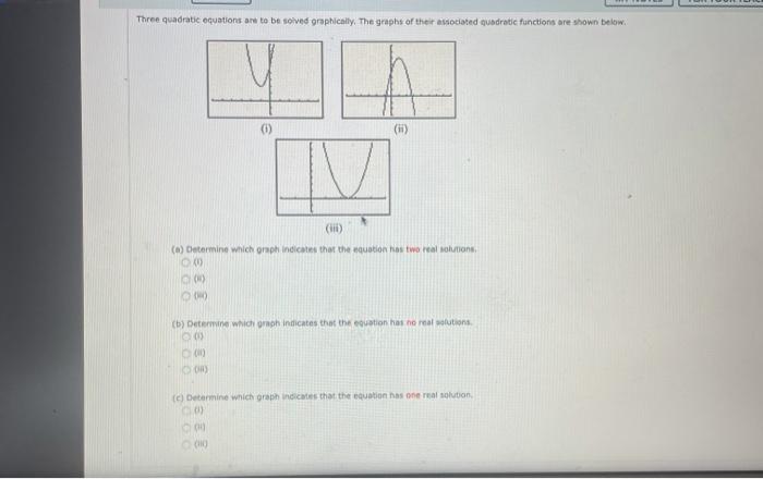 Solved Three quadratic equations are to be solved | Chegg.com