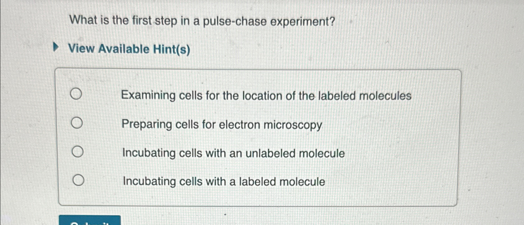 Solved What is the first step in a pulse-chase | Chegg.com