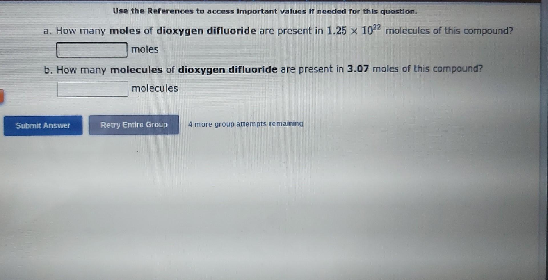 Solved Use the References to access Important values if | Chegg.com
