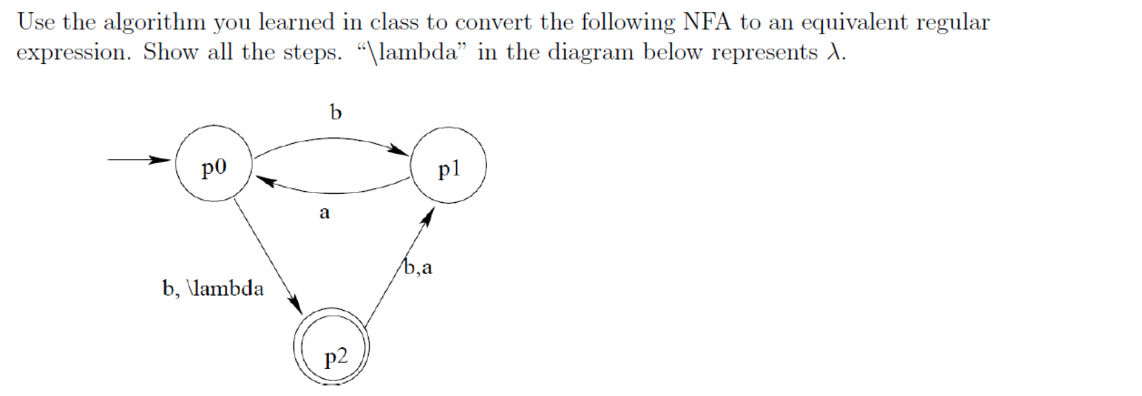 Solved send to expertUse the algorithm you learned in class | Chegg.com