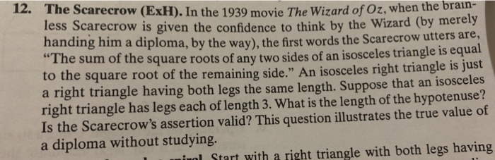 Solved operating on the triangle. Using a straightedge, draw | Chegg.com