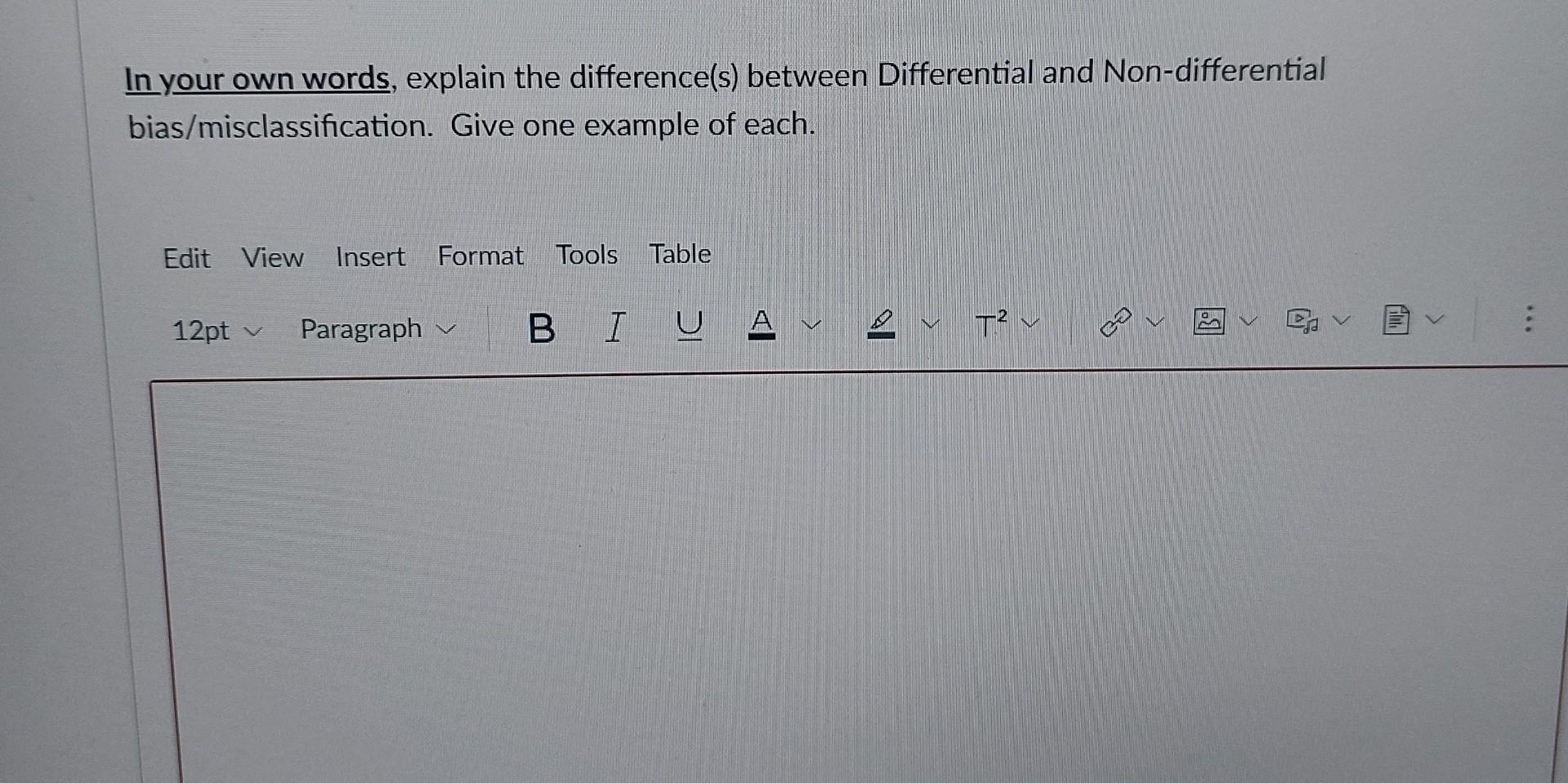 Solved In your own words, explain the difference(s) between | Chegg.com