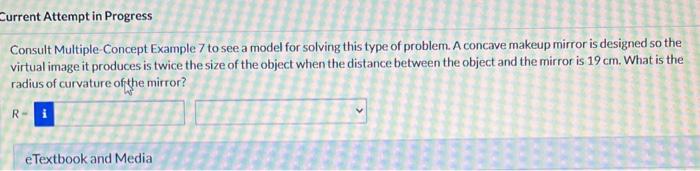 Solved Consult Multiple-Concept Example 7 to see a model for | Chegg.com
