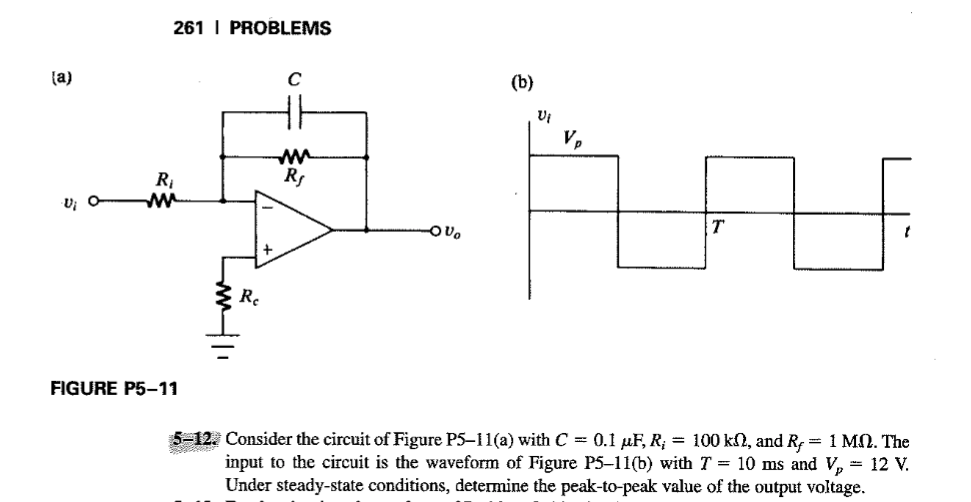261 ﻿I PROBLEMS (b) ﻿FIGURE P5-11 5-12. ﻿Consider the | Chegg.com