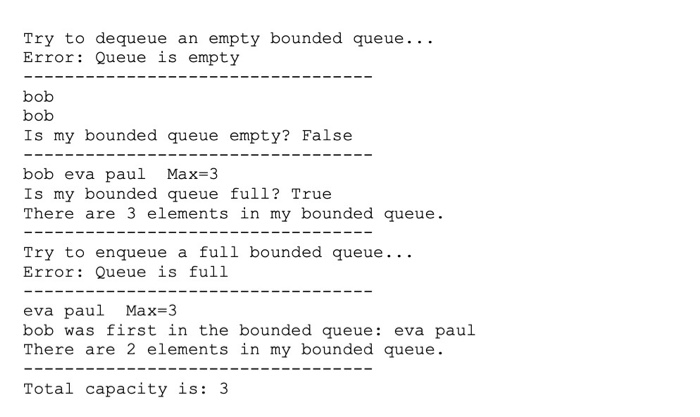 Solved Exercise 1: 1. Download and save queues.py from | Chegg.com