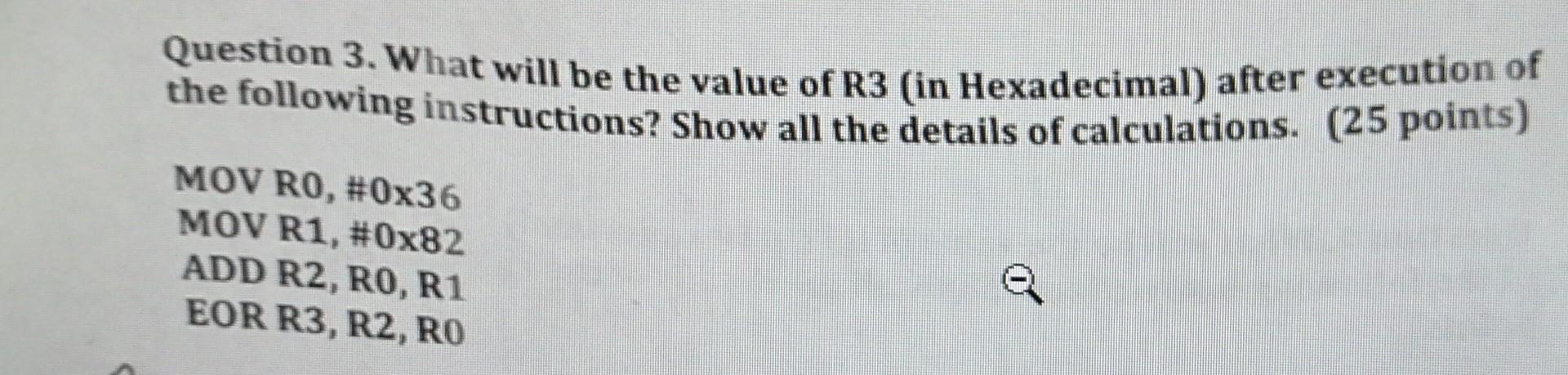 Solved Question 3. What will be the value of R3 (in | Chegg.com