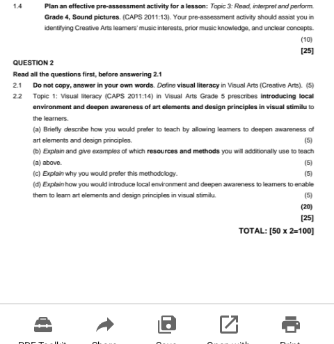 1.4 Plan an effective pre-assessment activity for a | Chegg.com