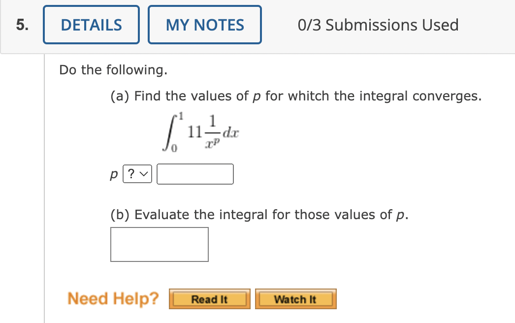 Solved Do the following.(a) ﻿Find the values of p ﻿for | Chegg.com
