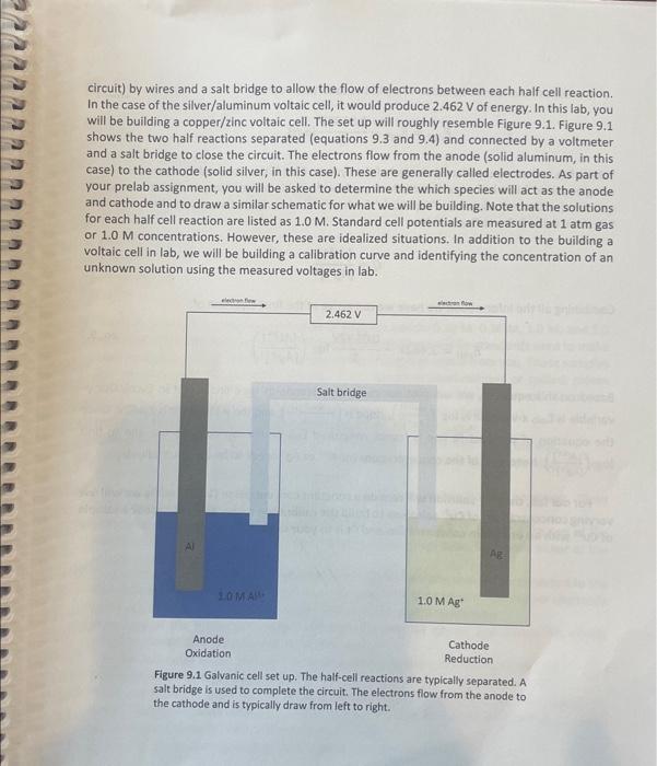 Solved Refer to the silver/aluminum voltaic cell example in | Chegg.com