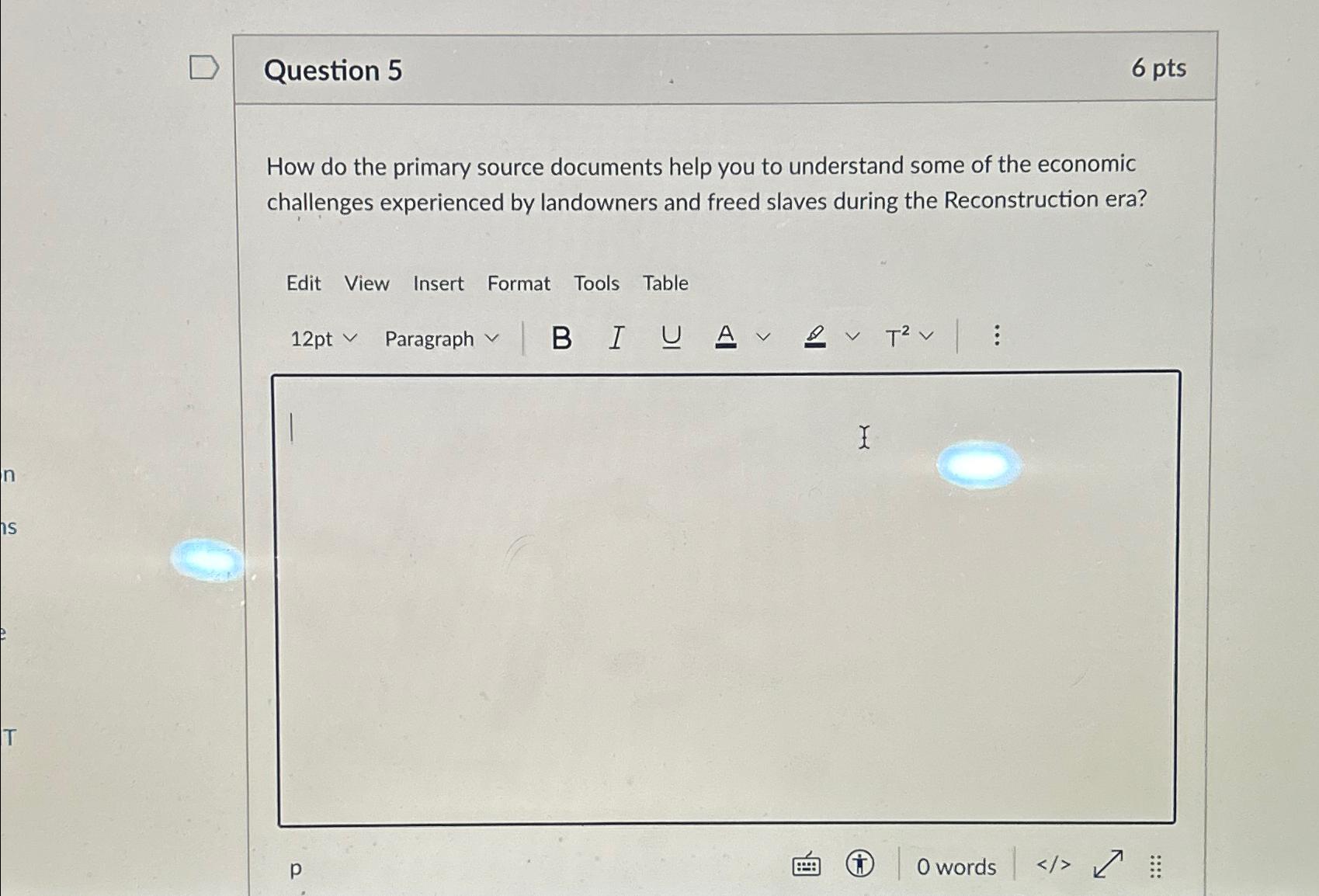 Solved Question 56 ﻿ptsHow do the primary source documents | Chegg.com