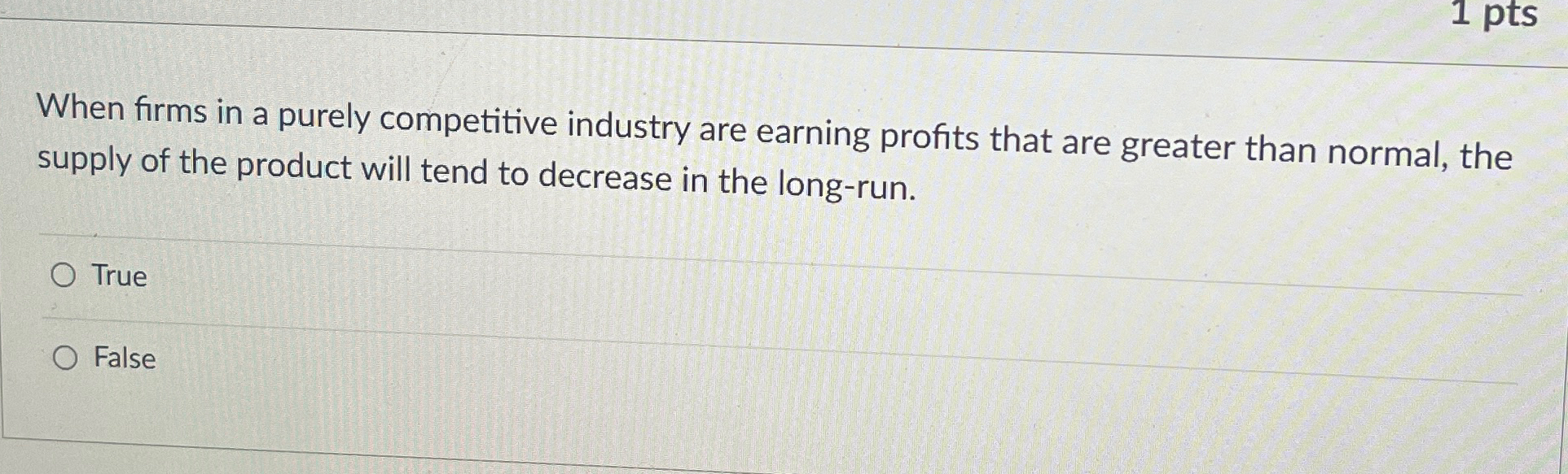 Solved When firms in a purely competitive industry are | Chegg.com