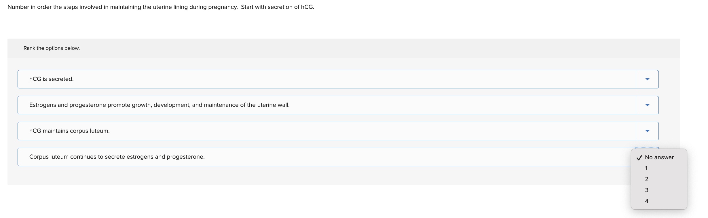 Solved Number in order the steps involved in maintaining the | Chegg.com