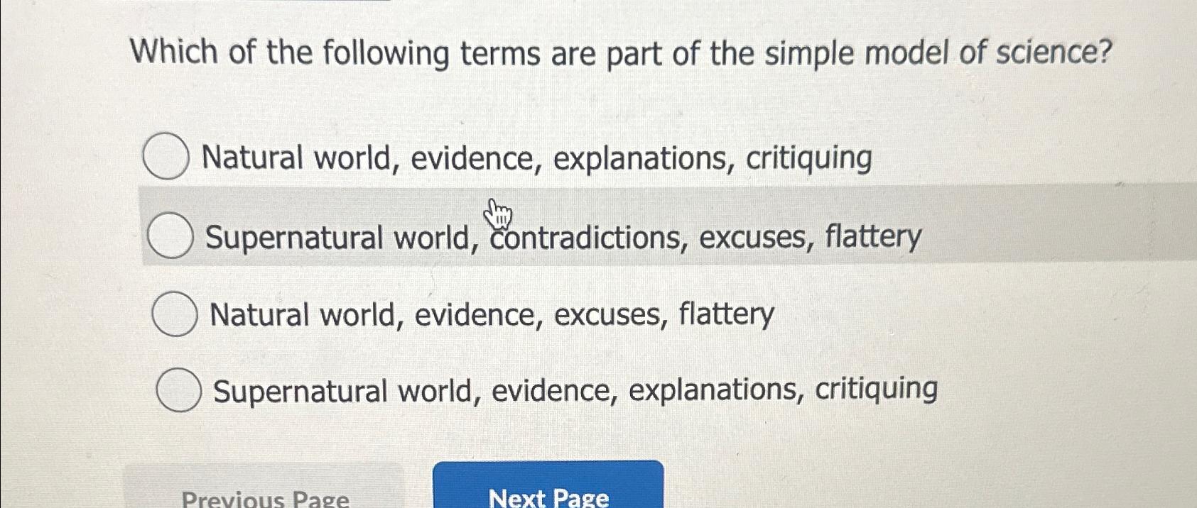 Solved Which of the following terms are part of the simple | Chegg.com